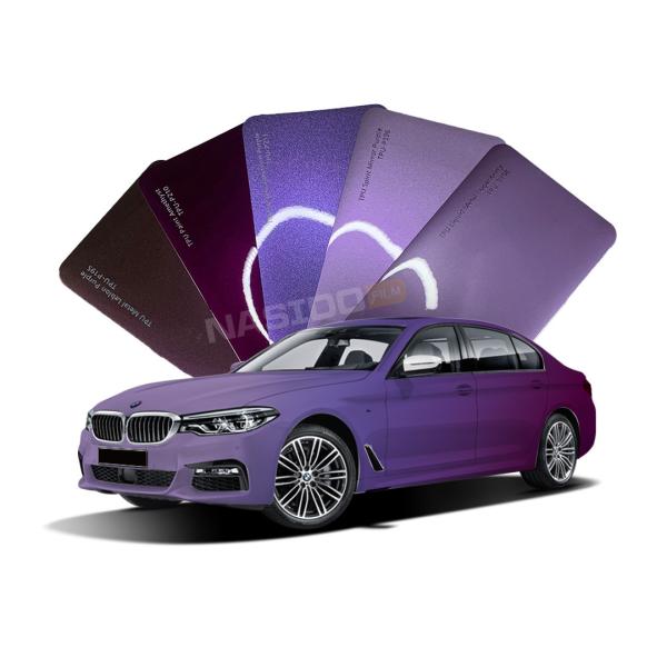 Quality Pink Purple TPU Color Wrap Film For Car Paint Protection Heat Insulation for sale