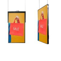 Quality 43/49/55/65/75 Inch Hanging Window Display 4k Hd Resolution for sale