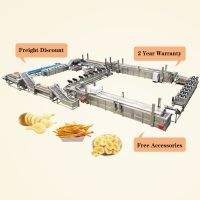 Quality Automatic Industrial Potato Chips Production Line for Fruit Processing Plant for sale