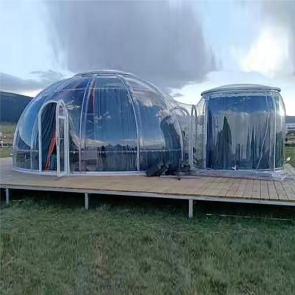 Quality Outdoor Camping Transparent Bubble Tents Lightweight UV Protection for sale