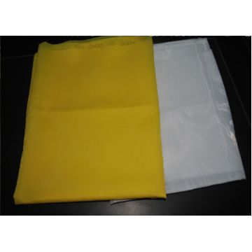 Quality FDA Certificate Polyester Screen Printing Mesh With White And Yellow for sale