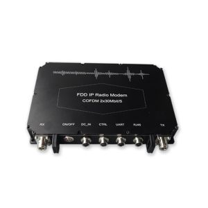Quality Long Distance Wireless Ethernet Transceiver , COFDM Rs232 Rs485 Transceiver for sale