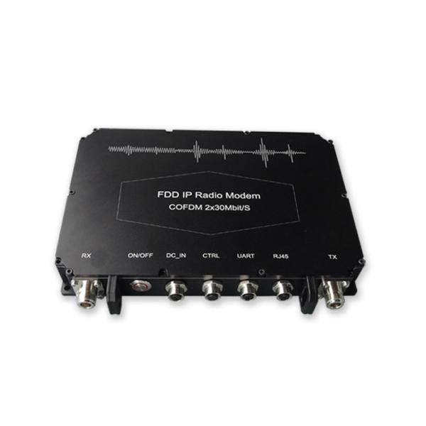 Quality Long Distance Wireless Ethernet Transceiver , COFDM Rs232 Rs485 Transceiver for sale
