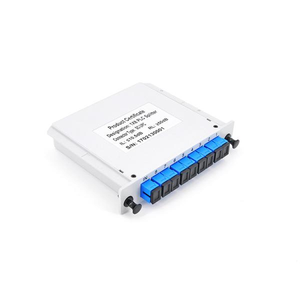 Quality Cassette Card Gpon 1x8 Optical Splitter UPC Connector Low PDL for sale