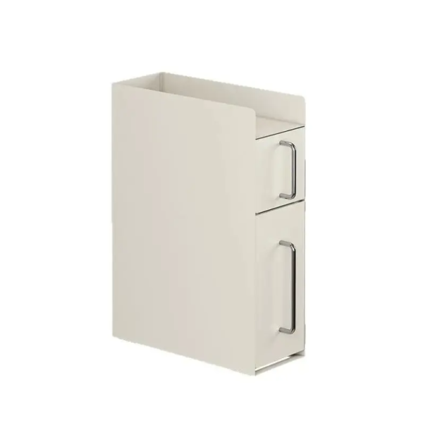 Quality Stainless Steel Dustproof Countertop Storage Rack with 2 Layers Vertical Storage for sale