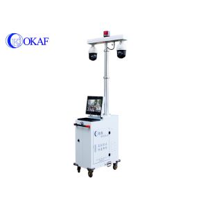 Quality IR Night Vision Mobile Sentry Surveillance Trailers High Resolution 4g Security for sale