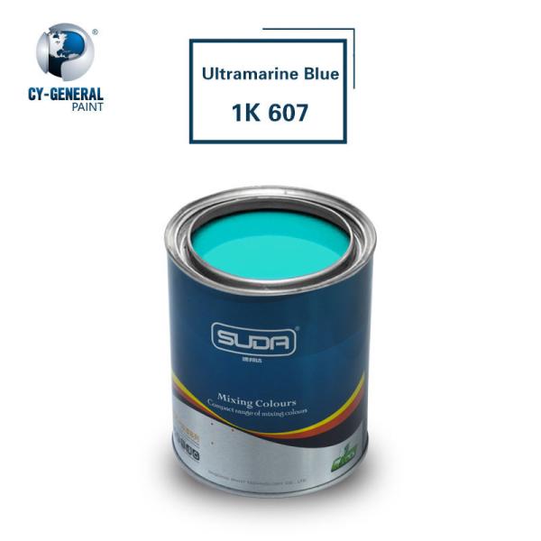 Quality Strong Hiding Power 1K Ultramarine Blue Acrylic Automotive Paint for sale
