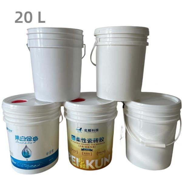 Quality 5Gallon 6Gallon Plastic Bucket for Construction Silk Screen/Heat Transfer/IML Printing for sale
