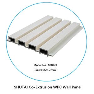 Quality Multiple Colors Including Wood Tones And Custom Colors WPC Decorative Wall Panel for sale