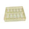 china Vacuum Formed 0.2mm Thick Vial Blister Packaging Rectangular Clear Blister Tray