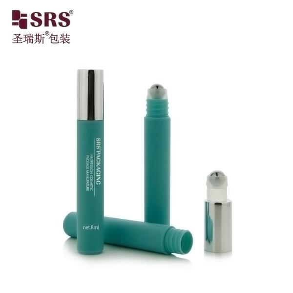 Quality 8ml Empty 304 Stainless Steel Ball PP Injection Custom Color Under Eye Roll On for sale