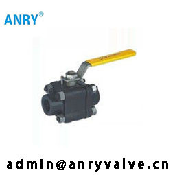 Quality Female Industrial Ball Valve 3 Pieces F304 F316  NPT BSP Welding 1 Inch for sale