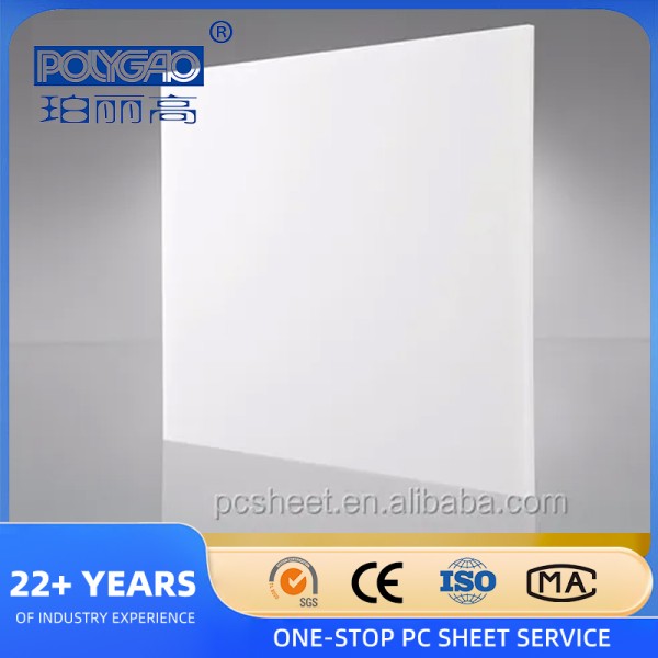 Quality Eco-Friendly Durable PC Diffusion Board with 10-Year Warranty Polycarbonate for sale