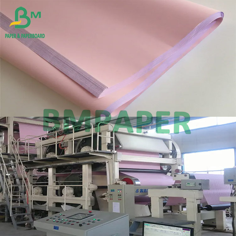 50 - 60g NCR Roll Carbonless Copy Paper CF CFB CB Paper 240mm 610mm 860mm Wide