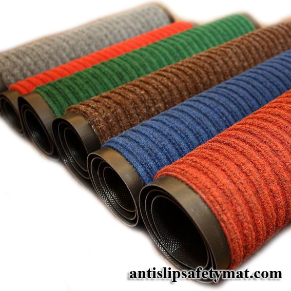 Quality Polypropylene Ribbed Carpet 6MM Pile Anti Slip Floor Matting for sale