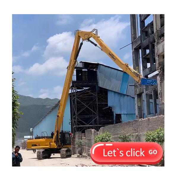 Quality Customized Long Boom Arm For PC336 Excavator Boom Demolition Work for sale