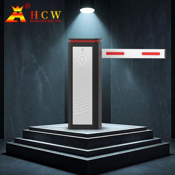 Quality HCW Automatic Boom Barrier Gate 24v DC Brushless Motor Intelligent Barrier Gate System for sale