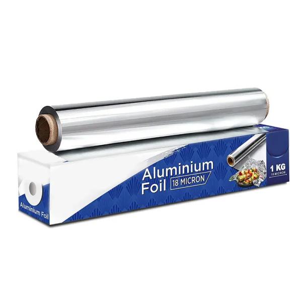 Quality Food Grade Kitchen Paper Aluminum Foil Roll For Cooking for sale