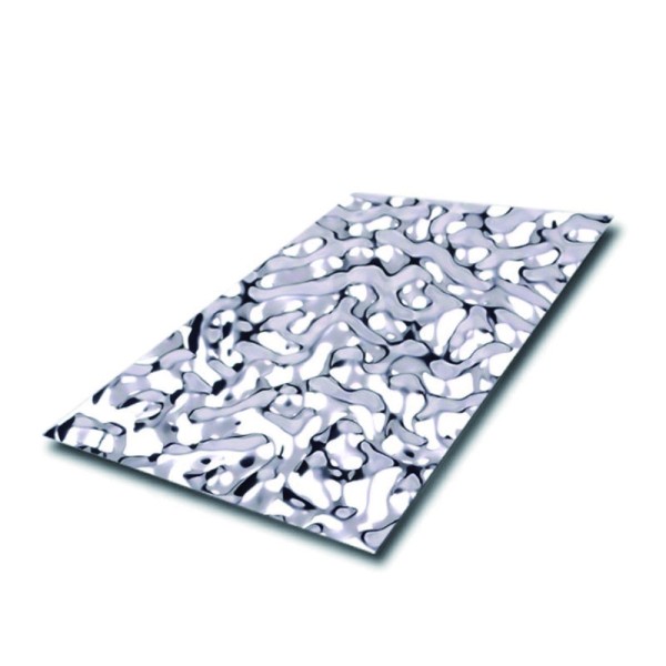 Quality 410 Mirror Gold Water Effect Staninless Steel Sheet for Decorative Water Ripples Processing Provide Steel Process Servive for sale