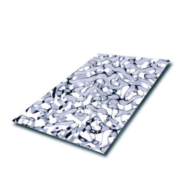 Quality Water Ripples Decorative Stainless Steel Sheet Metal Wall Panel for Customized Width and Hot Rolled Cold Rolled Technique for sale