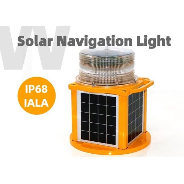 Navigation Buoy Lights - 3-4nm Visible LED Solar Marine Navigation ...