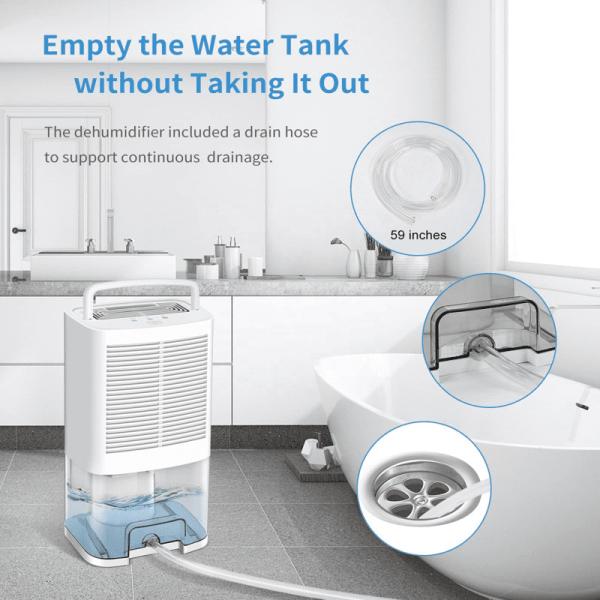 Quality Removable Water Tank Portable Domestic Dehumidifier for sale