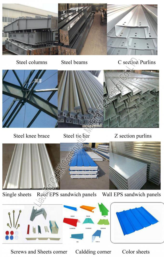 steel structure truss purlin of toll-gate gas filling station galvanized iron structure