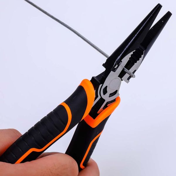 Quality Insulated Long Miniature Nose Plier Tool 8 Inch Multi Functional for sale