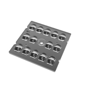 Quality Asymmetrical IP65 Lens Model Street Light , 14 In 1 3030 LED Optical Lens for sale