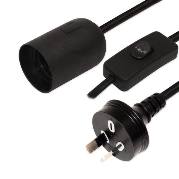 Quality AU Plug Salt Lamp Power Cord with Dimmer Switch 1.8m for sale