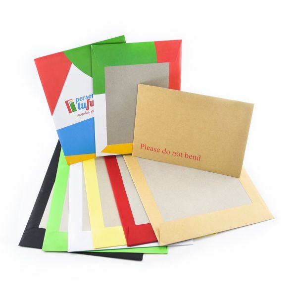Quality Promotion Grey Board Backed Envelopes with Custom Logo and Kraft Paper Safe Shipping for sale