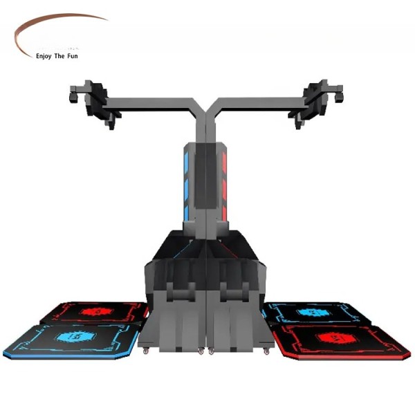 Quality 360 Vision VR Arcade Shooter 9D VR Game Machine Double Players Low Maintenance for sale