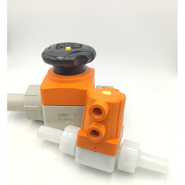 Quality Industrial UPVC Diaphragm Valve Plastic Linear Control Valve for sale
