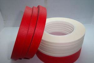 Quality Red Pet Composite Crepe Paper Masking Tape For High Temperature Resistant for sale