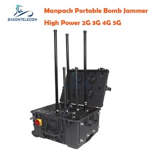 Quality 75W Output Power 120m Jamming Radius DC24V Power Supply IED RF Manpack Jammer for Security Forces for sale