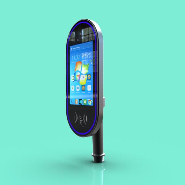 Quality 7 Inch Column Type Face Recognition Terminal IP65 Waterproof for sale