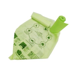 Quality 45 Litre 12 Gallon Biodegradable and Compostable Bags Kitchen Bin Liners for sale