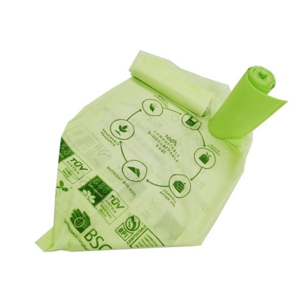 Quality 45 Litre 12 Gallon Biodegradable and Compostable Bags Kitchen Bin Liners for sale