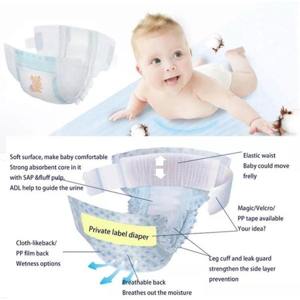 Quality 27-40 lbs Babies' All-Day Comfort Unihope Pretty Diaper Pants with 3D Leak for sale