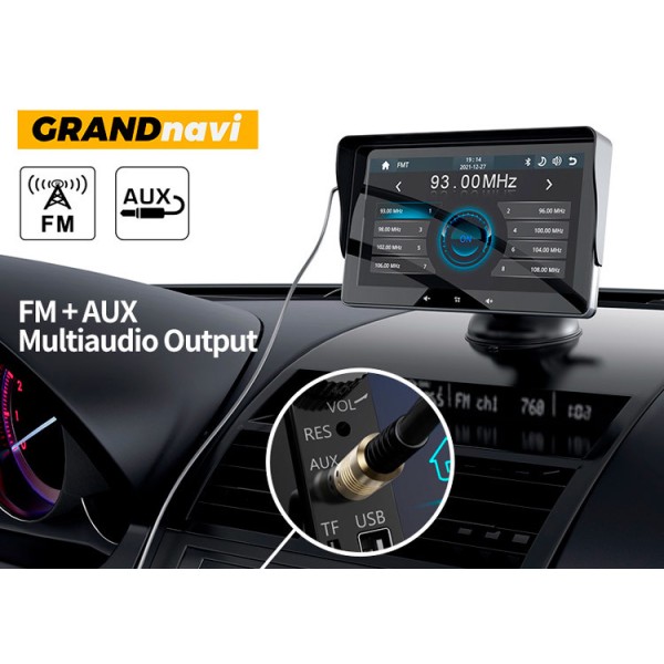 Quality Linux System Portable Wireless Carplay Navigation Apple Carplay Bluetooth WIFI for sale