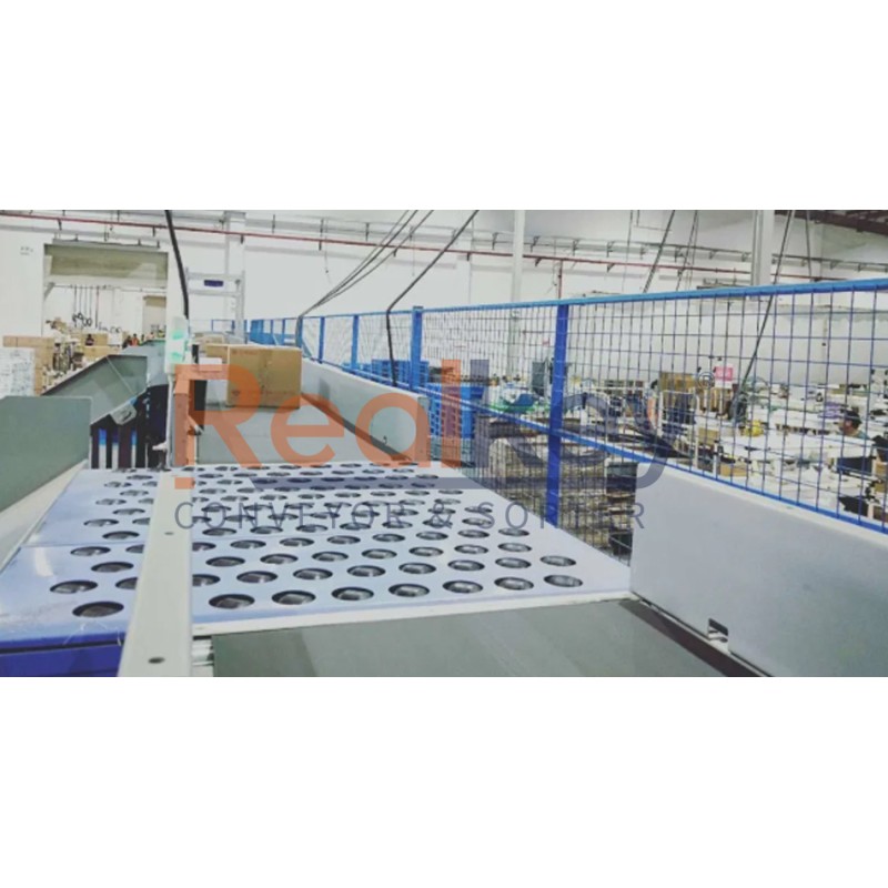 Disk Balance Wheel Electric Rotary Sorter in operation