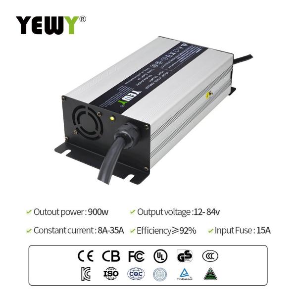 Quality 60V 12A 900W AGM Electric Car Battery Charger Lithium Automatic for sale