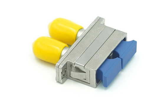 Quality Metal FTTX Duplex Hybrid SC ST Adapter for sale