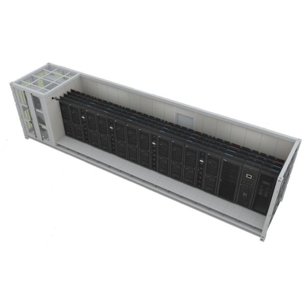 Quality 20FT Containerized Data Center with 1100kg Static Payload and In-row Air for sale