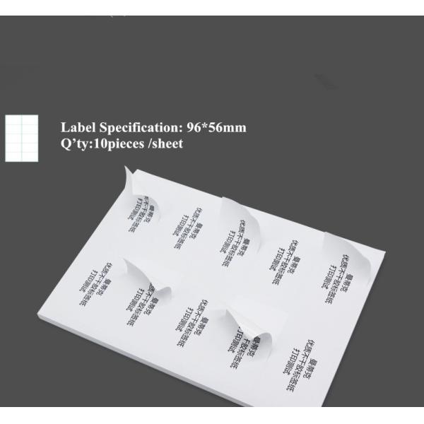 Quality Self Adhesive Dye Ink Matte Surface Die Cut Sticker Paper for sale
