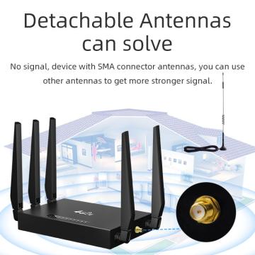 Quality Mobile Unlocked CPE SMA 2.4 5.8G Dual Band Sim 4g Lte Router For Cctv Camera Car for sale