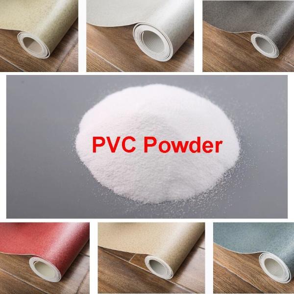 Quality Resilient Flooring PVC Raw Material Polyvinyl Chloride Powder ISO9001 for sale