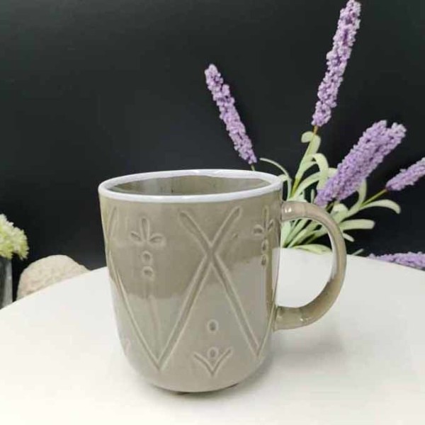 Quality Handmade Pottery Tea Cup Pottery   Coffee Mug 300ml Ceramic Coffee Mugs for sale