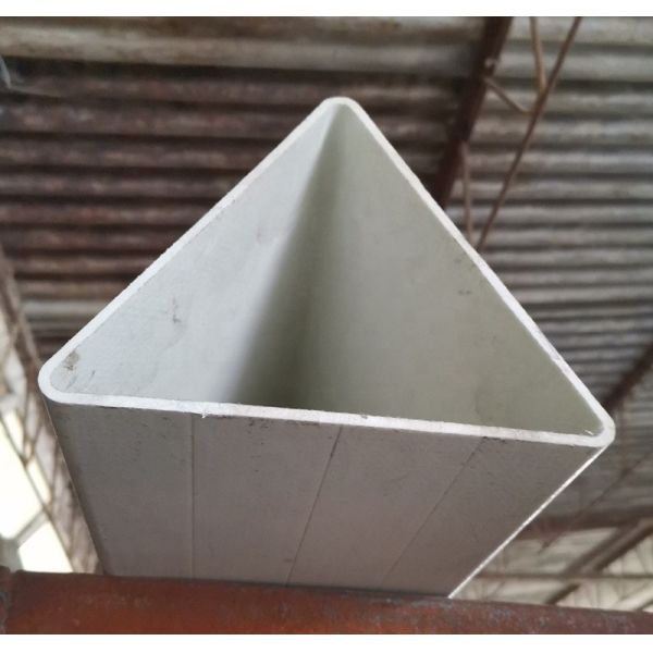 Quality Smooth 180mm FRP Triangle Profiles Fiberglass Triangular Profile GFRP Angle for sale