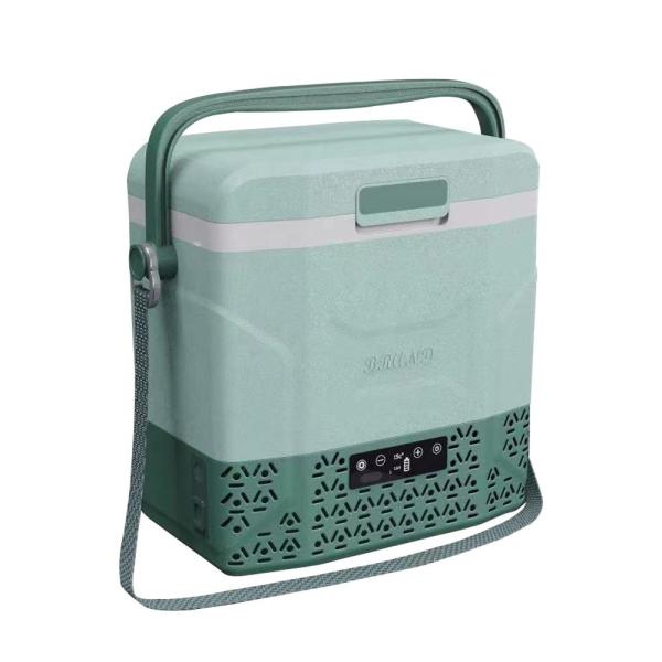 Quality Shoulder Belt Mini Freezer DC 12v Portable Car Fridges Cooler Compressor Camping Fridge Freezer for sale